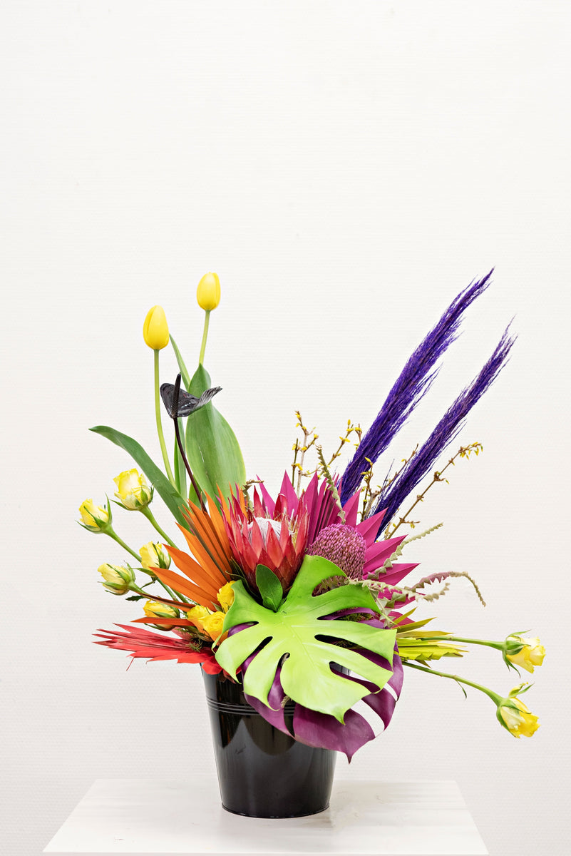 Rocking the Rainbow – Red Floral Architecture